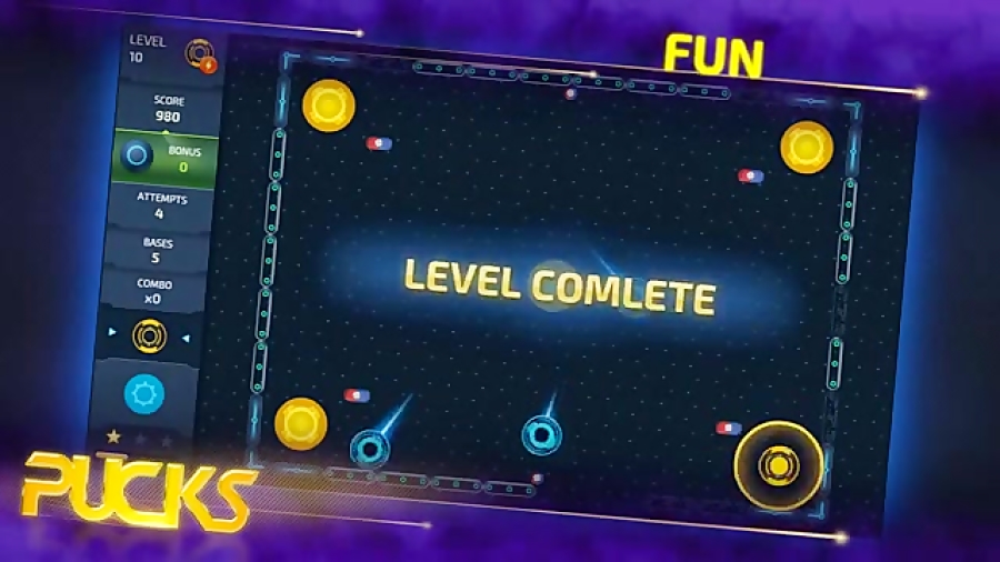 تریلر Space Pucks Game - بازی فکری فضای مخصوص بازی اندر