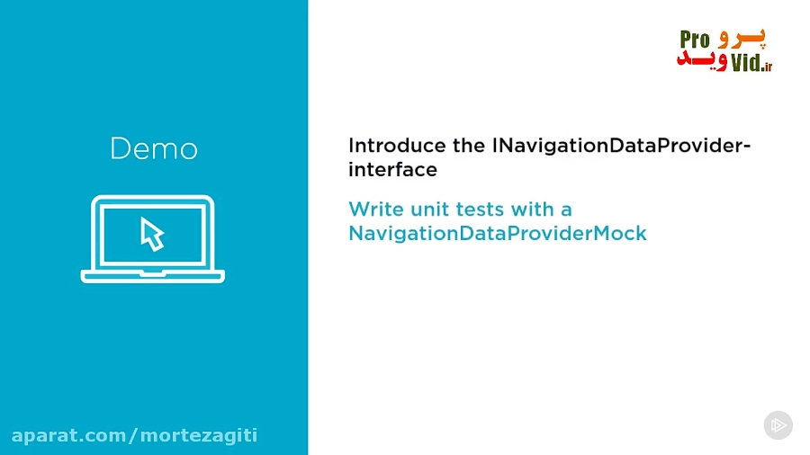 4. معرفی INavigationDataProvider-interface