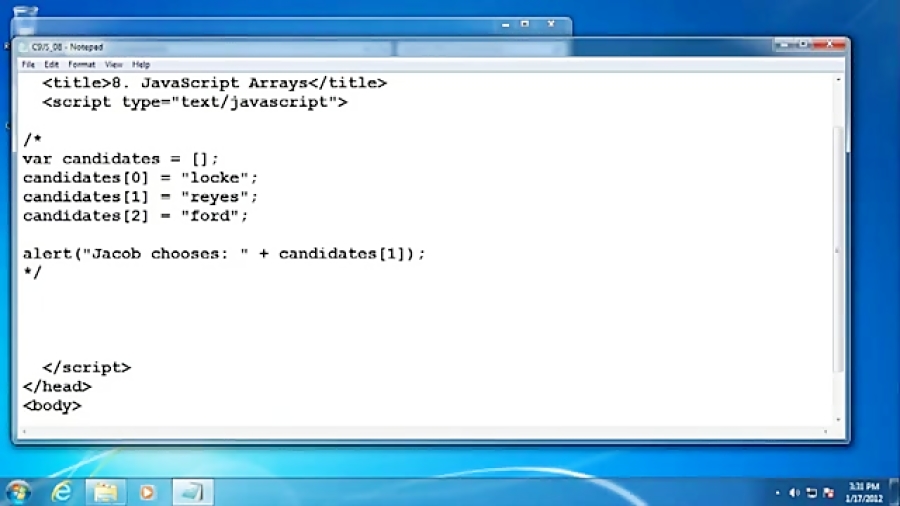 JS - 08JavaScriptArrays high