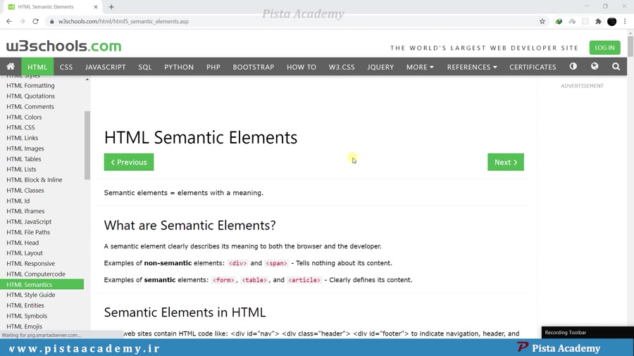آموزش HTML و CSS - جلسه یازدهم