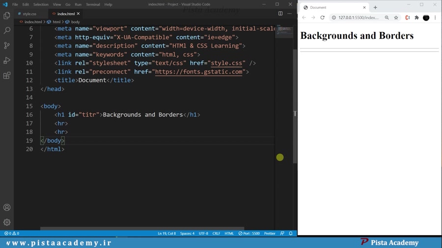 آموزش HTML و CSS - جلسه شانزدهم