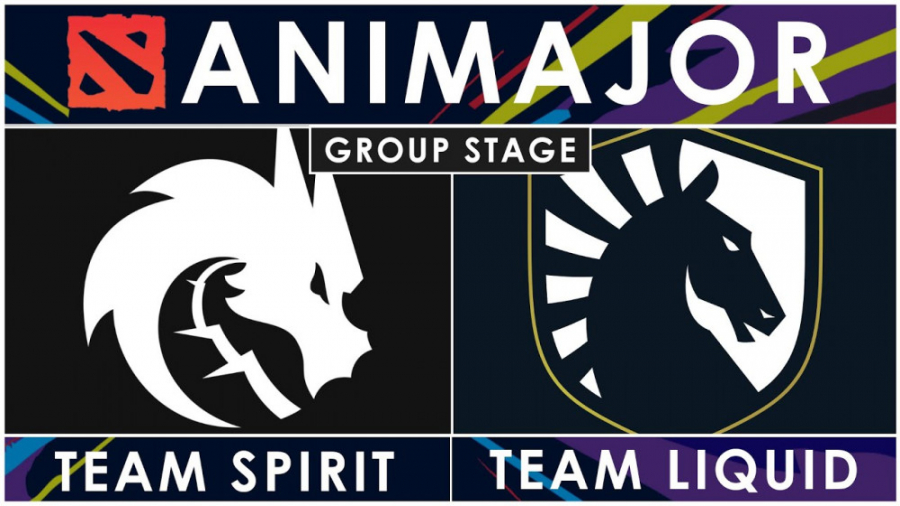 مسابقات Animajor؛ دور گروهی Team Spirit - Liquid