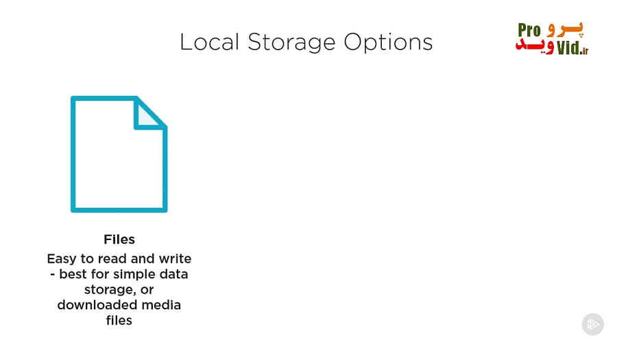 2. Comparing Local Storage Options
