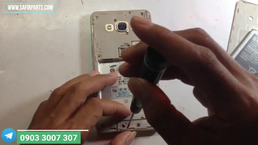 آموزش تعویض تاچ ال سی دی Samsung Galaxy J3 Pro - J3110