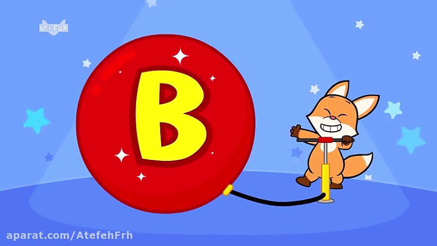 Letter B Little Fox