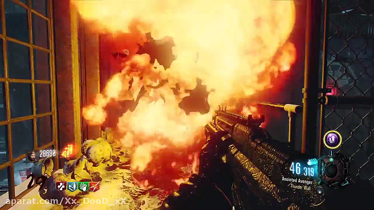 CoD Bo 3 The Giant Zombies Gameplay