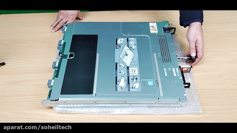 بررسی قطعات داخلی دستگاه UNITY 380 XT