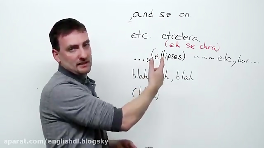 Writing – How to use ETC., AND SO ON