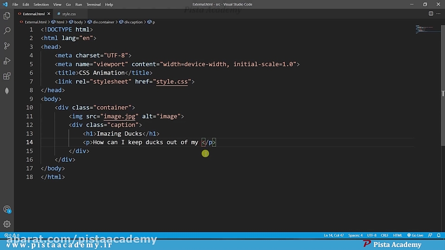 آموزش CSS Animation - جلسه بیست و دوم