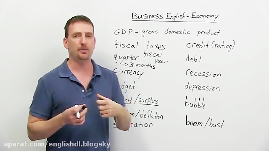 English Vocabulary: How to talk about the economy