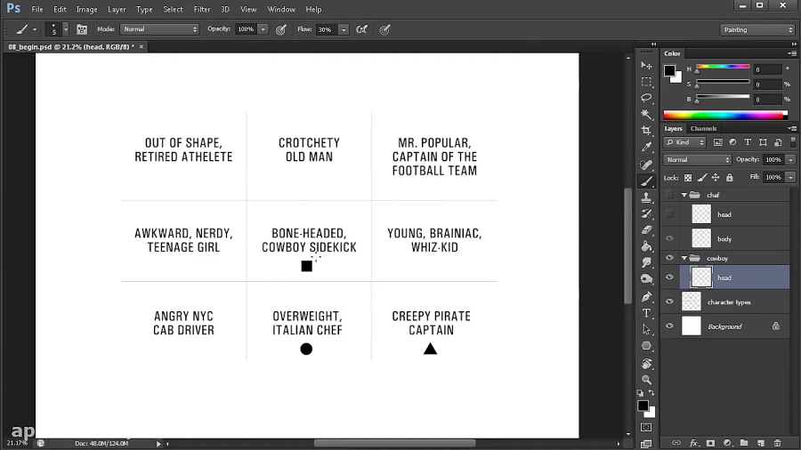 Designing Appealing Cartoon Characters in Photoshop