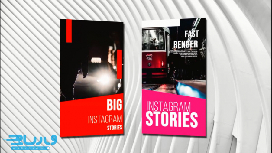 پروژه آماده افتر افکت - استوری اینستاگرام Big Stories Pack