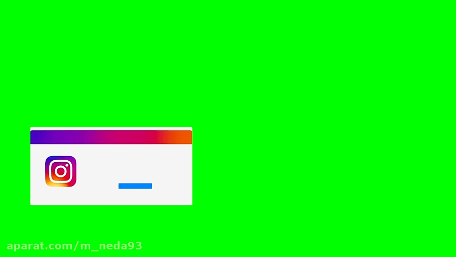 کروماکی وپرده سبز لایک و سیو اینستا