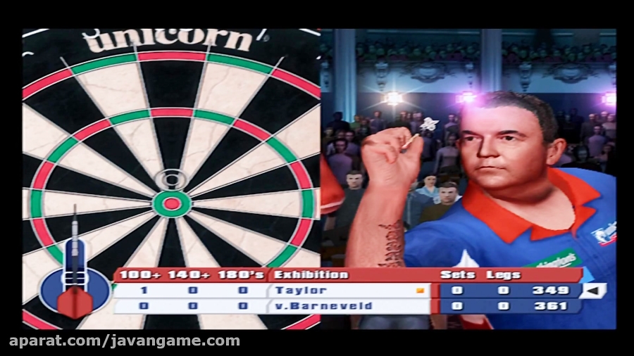 گیم پلی بازی PDC World Championship Darts 2008 برای PS2