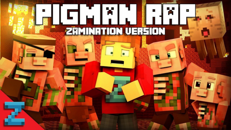 انیمیشن ماینکرفت __ PIGMAN RAP