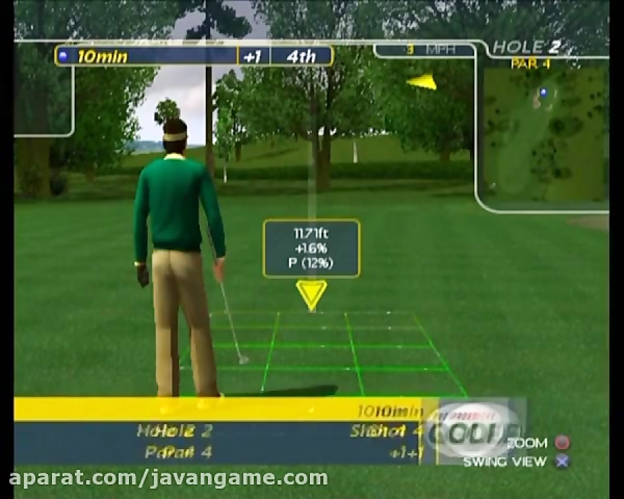 گیم پلی بازی ProStroke Golf - World Tour 2007 برای PS2
