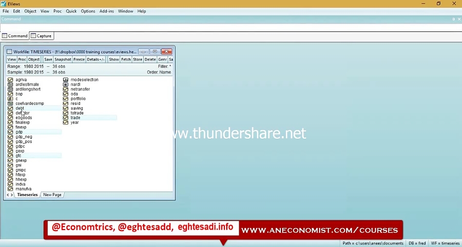 Dynamic Multipliers and NARDL using Eviews