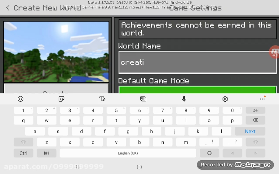 Minecraft creative part 1