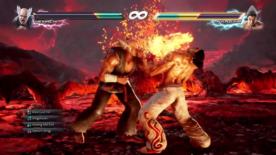 مبارزه نهایی هیهاچی و کازویا در بازی تکن 7 (بخش اول)