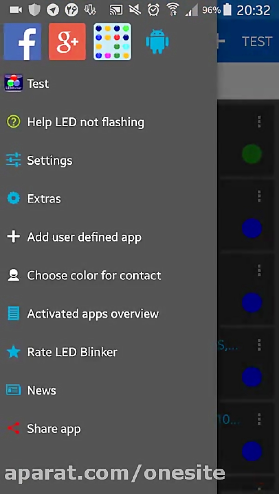 تریلرLED Blinker Notifications