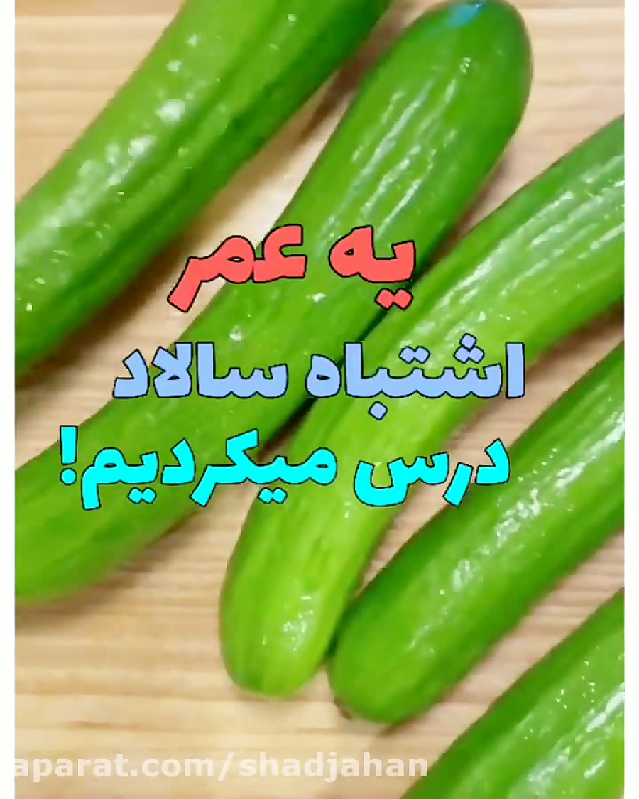 آموزش سالاد شیرازی