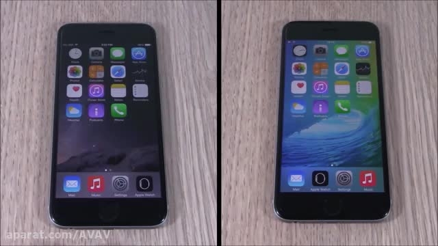 IOS 8 VS IOS 9 تست سرعت