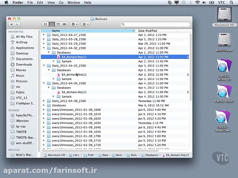 دانلود آموزش نصب ، پیکربندی و استفاده از FileMaker S...