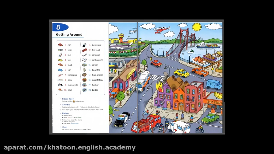 8 Longman children picture dictionary unit