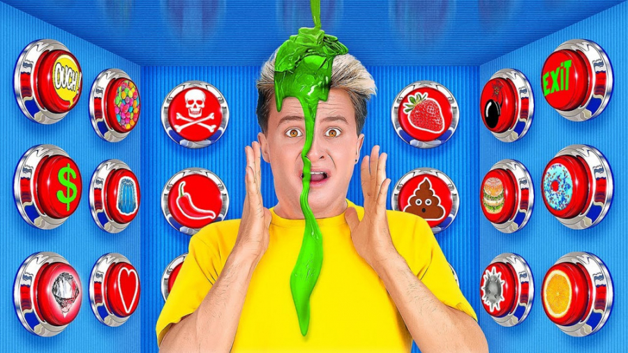 تفریح و سرگرمی ::چالش دکمه ها و جعبه های جادویی توسط بچه های 123 GO_ Live