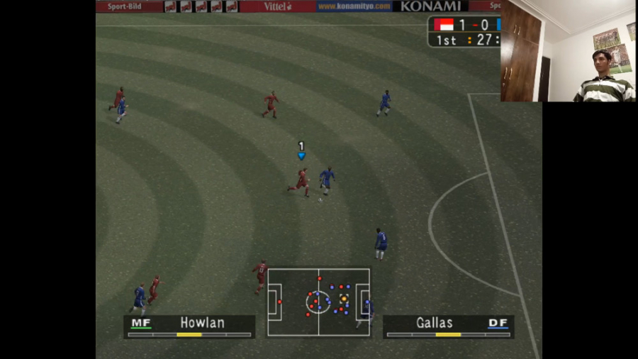 گیم پلی بازی PES 2003 منچستر یونایتد و چلسی