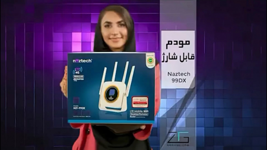 بررسی مودم روتر قابل شارژ بی سیم LTE نزتک مدل 99DX Naztech