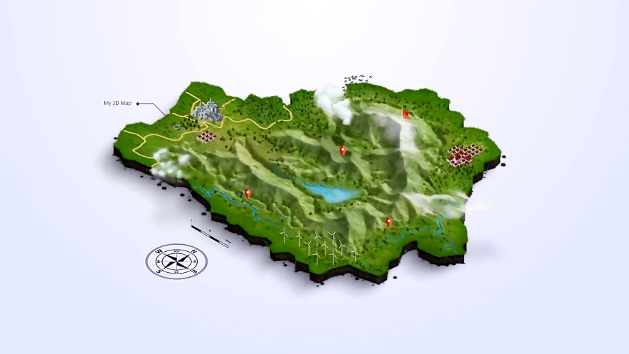 دانلود پلاگین 3D Map Generator GEO برای فتوشاپ
