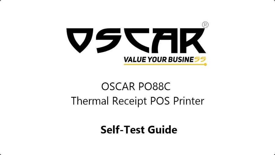 نحوه سلف تست فيش پرينتر حرارتي اسكار OSCAR POS 88C