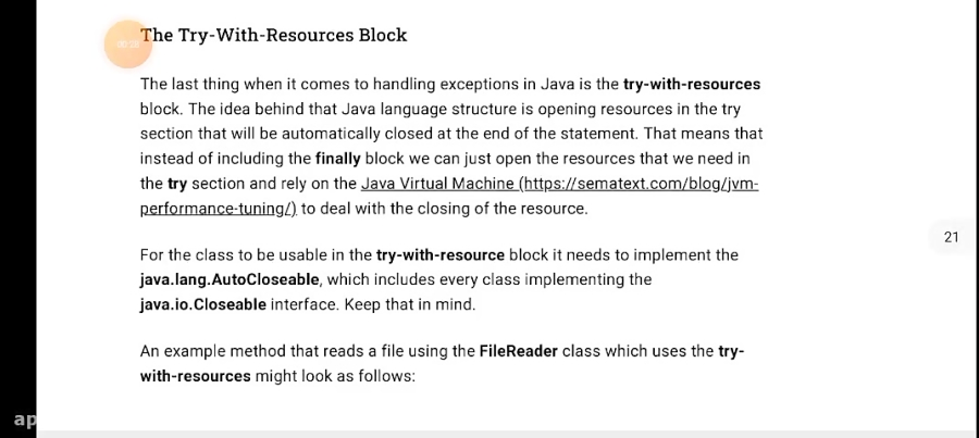 جاوا جلسه ۸۹ ام Try-With-Resources