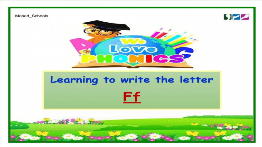 Phonics A to Z video clips 2 ( Letter Ff formation)