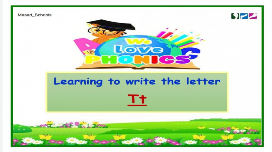 Phonics A to Z video clips 2 ( Letter Tt formation)