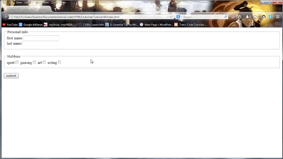 آموزش HTML5 و CSS3 برای مبتدیان: قسمت 50