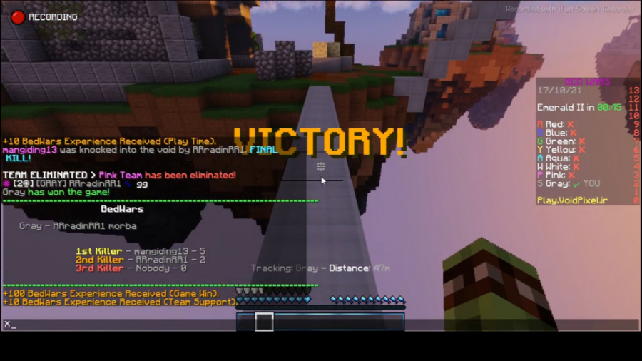 بدوارز با RR تو سرور voidpixel