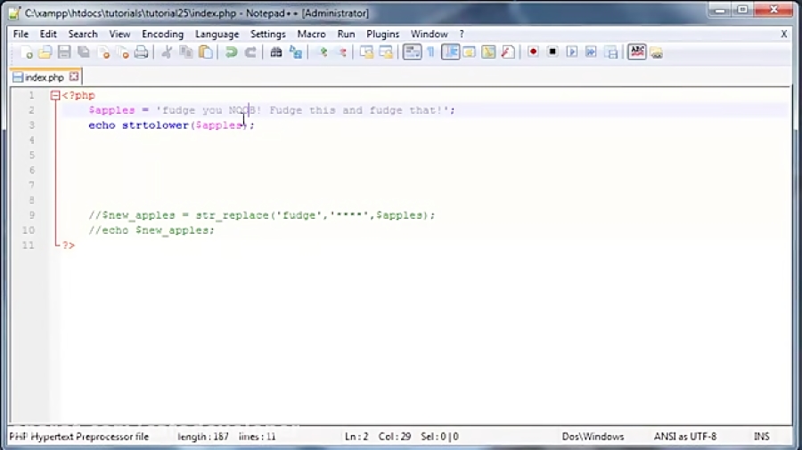 آموزش PHP برای مبتدیان: قسمت 26