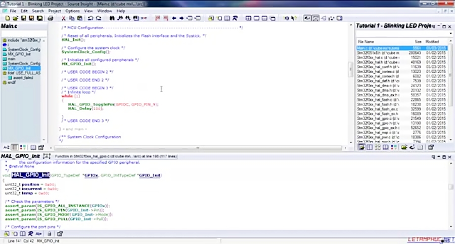 STM32F0 Tutorial 2: Blinking LED with CubeMX, Keil ARM