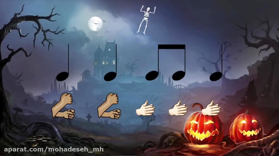 Spooky Scary Skeleton (Body Percussion)