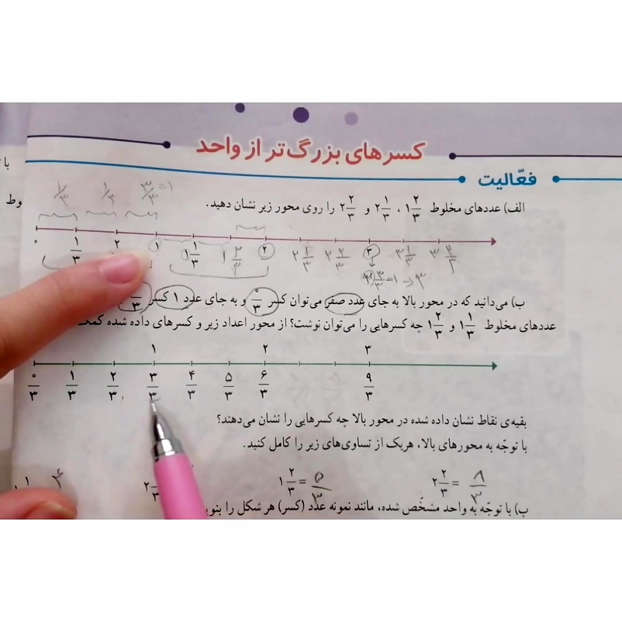 صفحه ۲۲ ریاضی پنجم دبستان