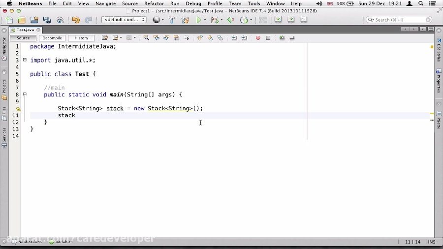 دوره آموزش متوسط Java: قسمت 13