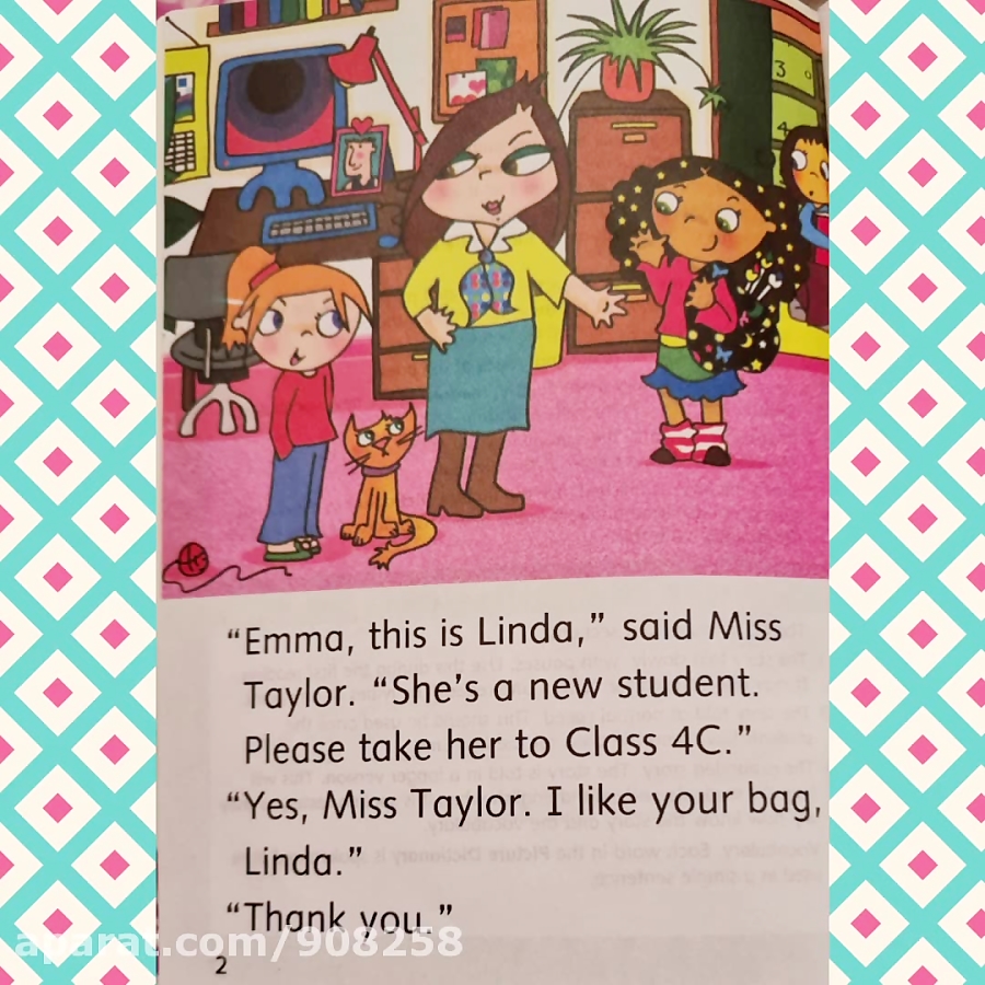 قسمت اول پادکست کتاب new girl in school