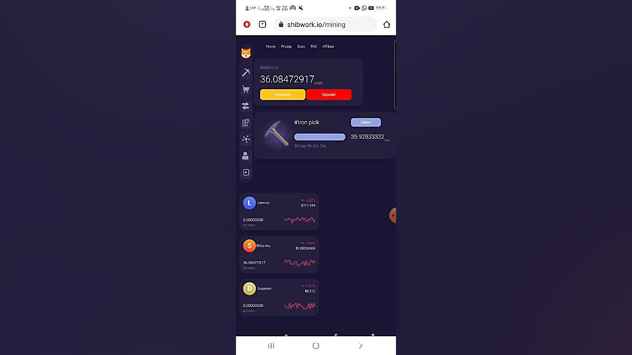 کسب ارز دیجیتال رایگان شیبا shiba