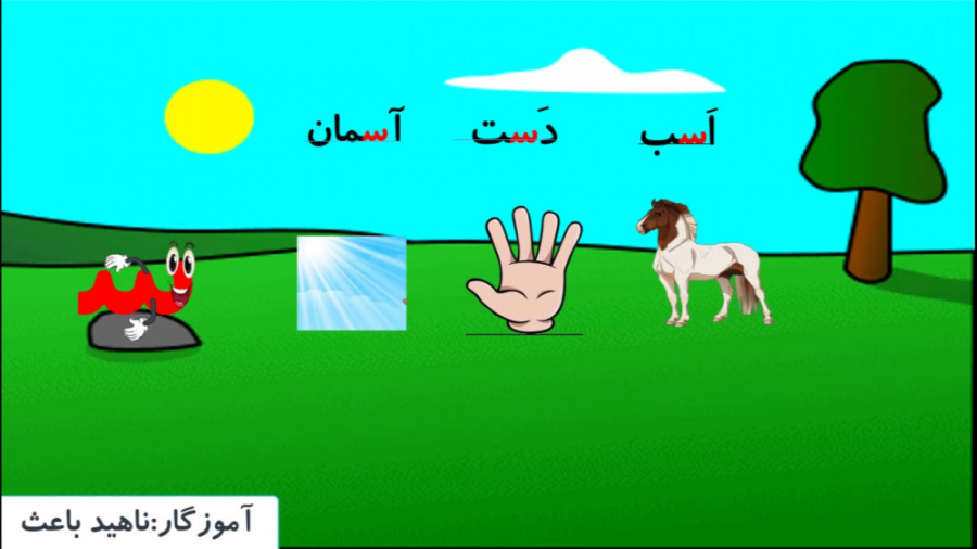 آموزش نشانه س