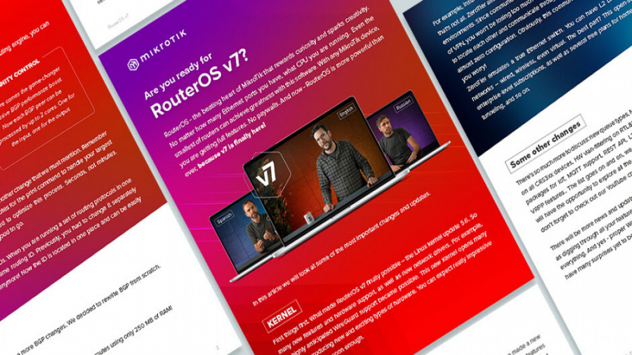 معرفی ویژگی های MikroTik RouterOS v7