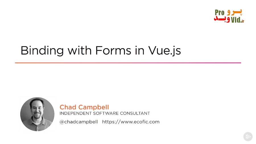 1. انجام Binding به Form ها در Vue.js