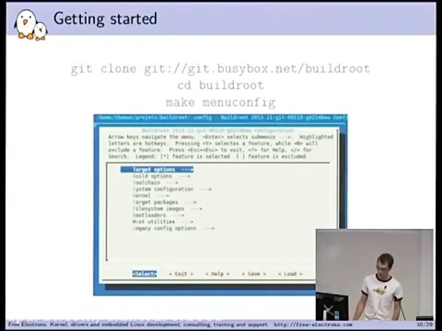 Buildroot: building embedded Linux systems