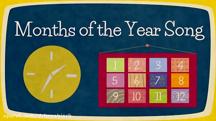 Months of the Year Song - Song for Kids - The Singing Walrus